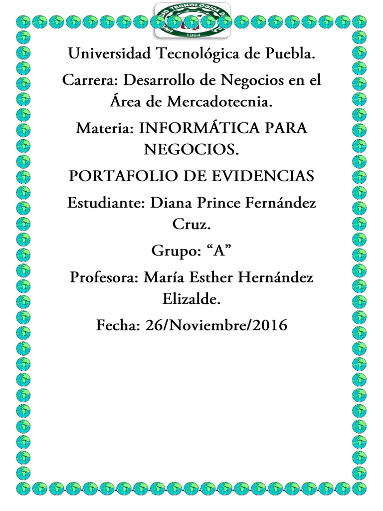 Portafolio Diana Prince Fernández 1A MKT | Descargar gratis PDF ...