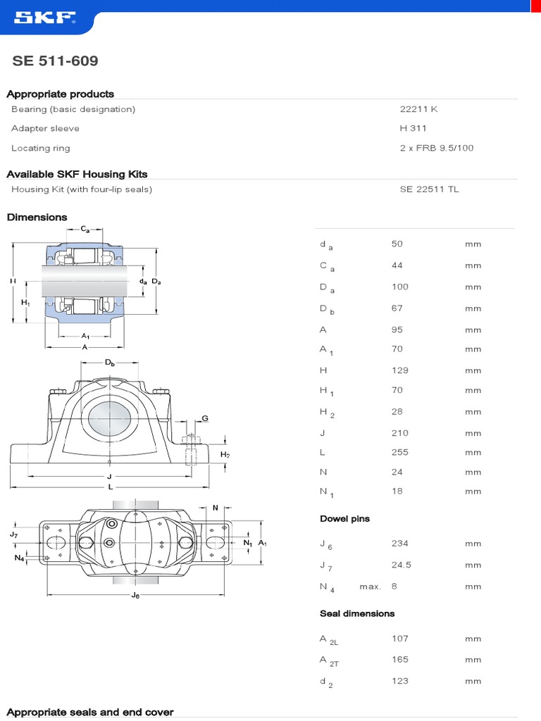 Split Plummer Block Housings SNL and SE Series For Bearings On An ...
