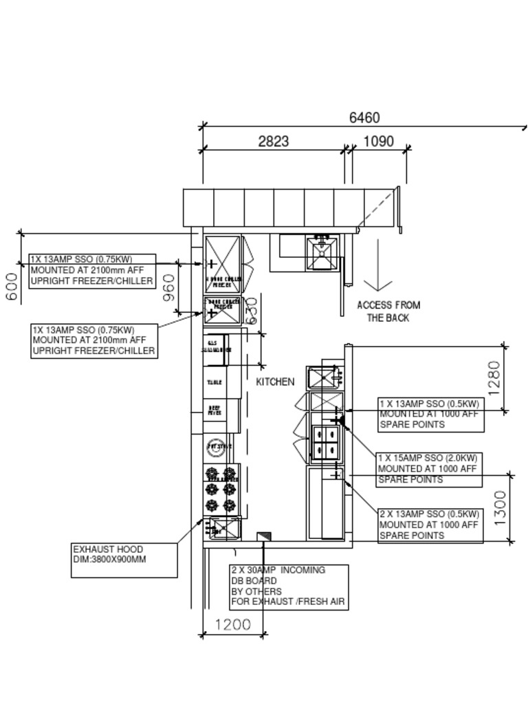 Kitchen Equipment and Layout Specifications | PDF