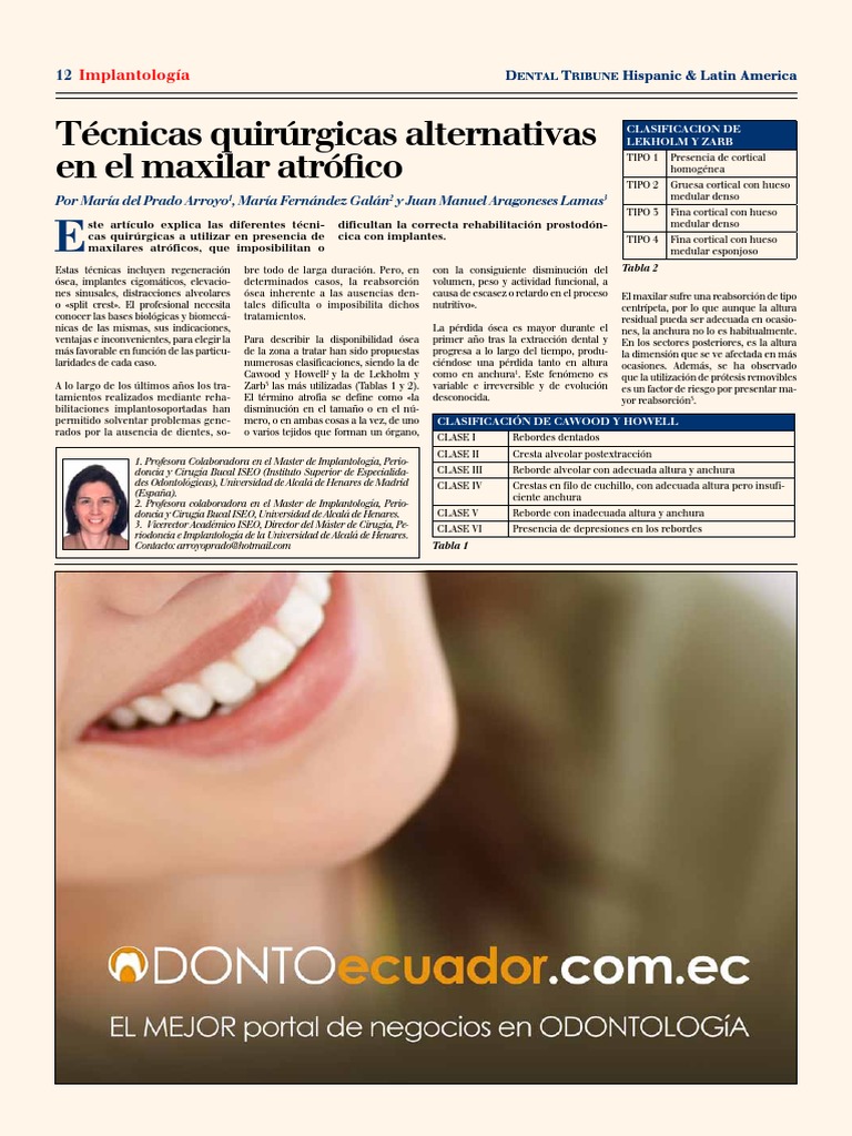 Clasificacion de Cawood y Howell | PDF | Hueso | Especialidades Medicas