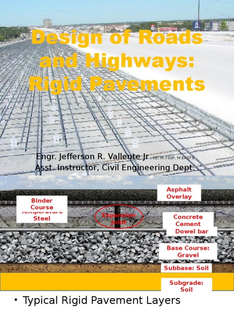 7.2 Design of Rigid Pavements | PDF | Road Surface | Stress (Mechanics)