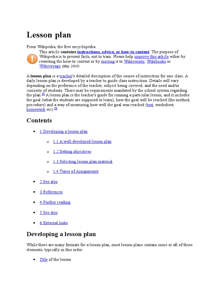 Lesson Plan | PDF | Lesson Plan | Education Theory