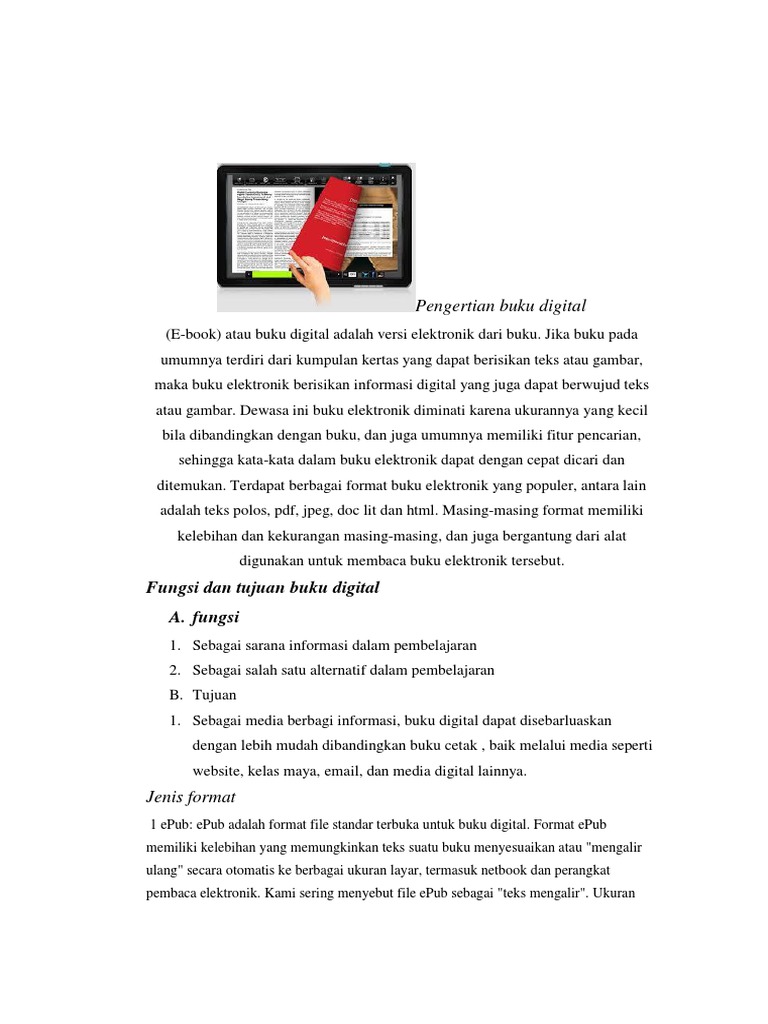 Pengertian dan Fungsi Buku Digital | PDF