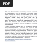 Diabetes Lecture (Tagalog) | PDF