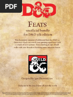 Comprehensive D&D 5E Feats List | PDF | Elf (Dungeons & Dragons ...