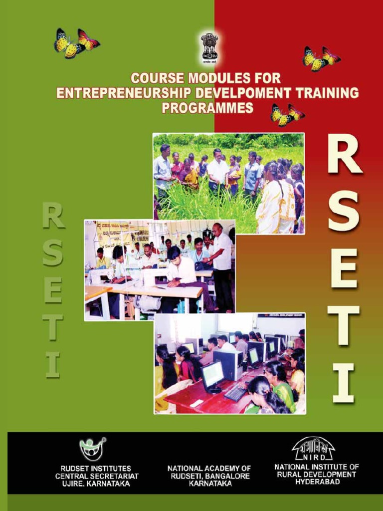 RSETI Modular Final | PDF | Entrepreneurship | Motivation