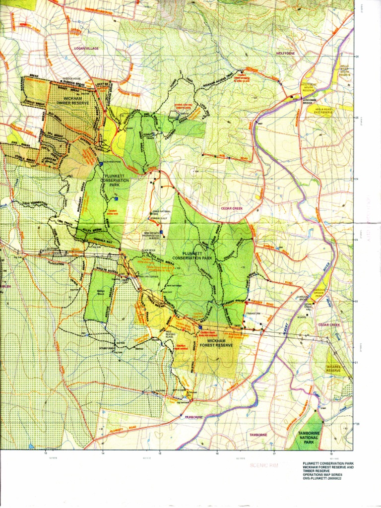 Wckham: Plunkett Conservation Park Forest Reserve and Timber Reserve ...