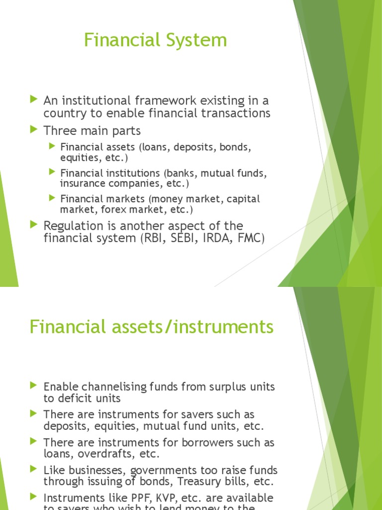 Financial System Overview | PDF | Financial Markets | Money Market