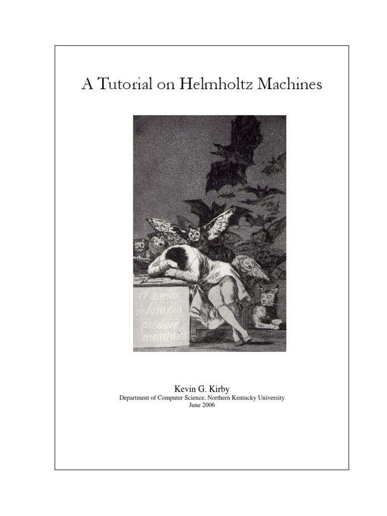 Tutorial On Helmholtz Machine | PDF | Artificial Neural Network ...