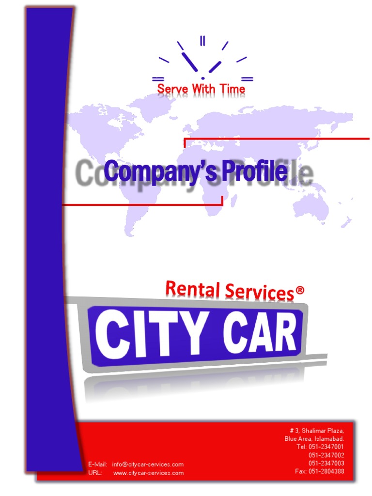 Company's Profile: Serve With Time | PDF | Car | Vehicles