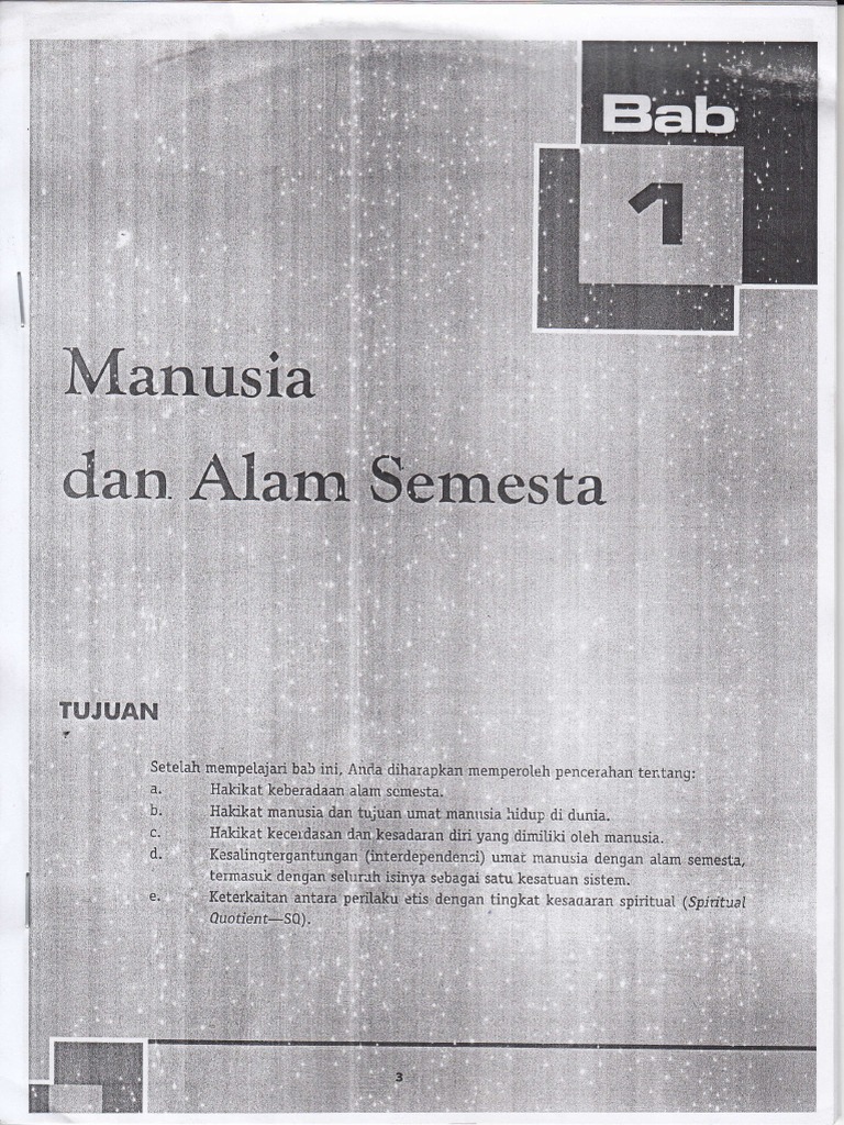 Manusia & Alam Semesta | PDF