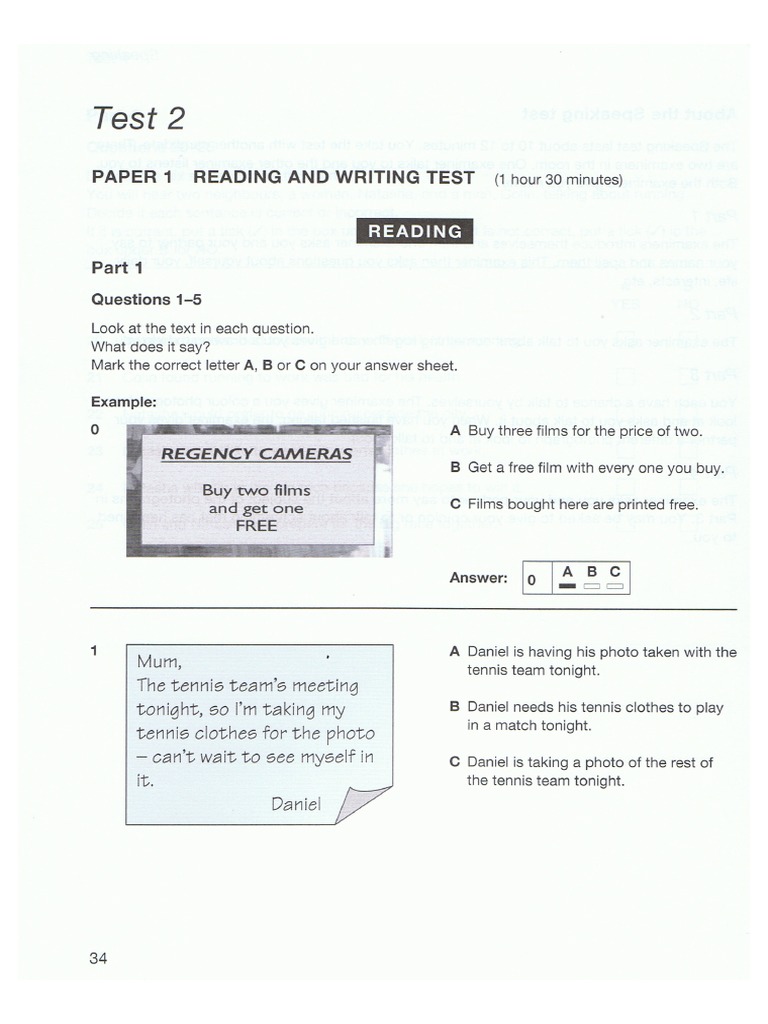 Examen 7 Cambridge | PDF