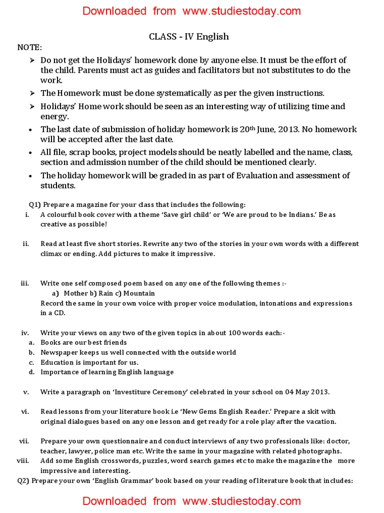 CBSE Class 4 | PDF | English Language | Languages