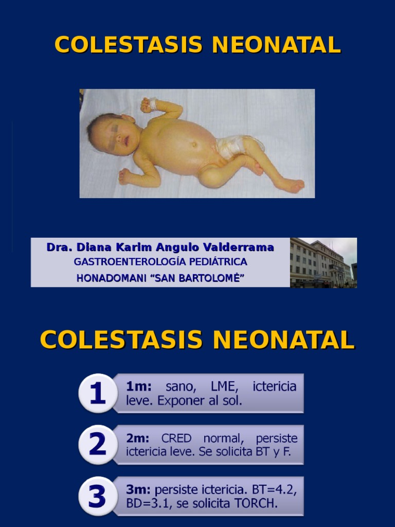 Colestasis Neonatal: Diagnóstico y Tratamiento | PDF | Enfermedades ...