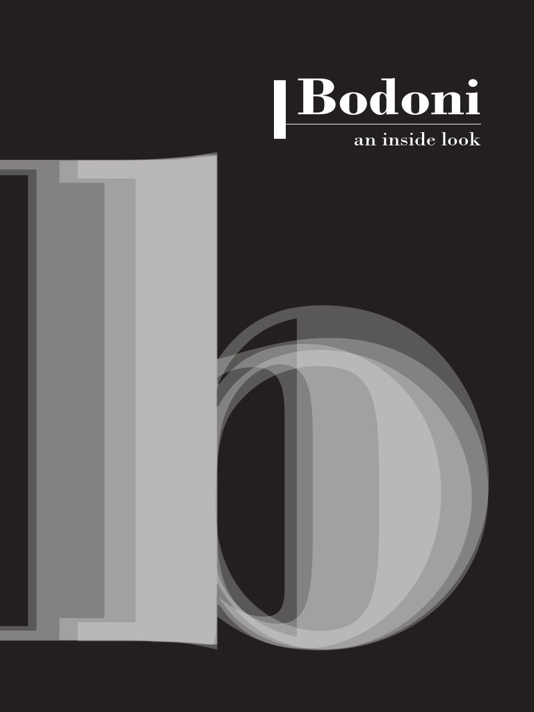Bodoni | PDF | Typefaces | Serif