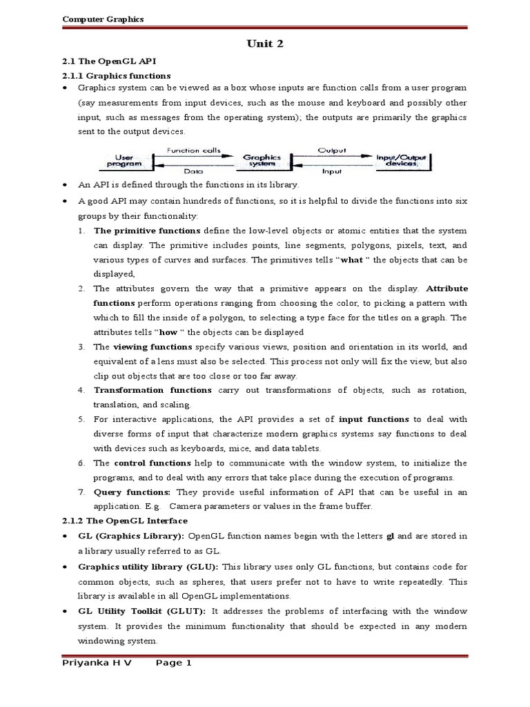 Unit 2: Computer Graphics | PDF | Rgb Color Model | Vertex (Geometry)