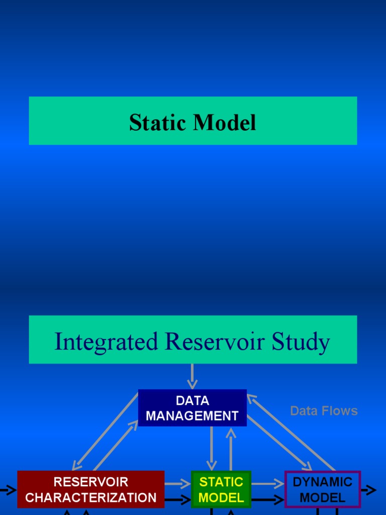 09 Static Model | PDF | Petroleum Reservoir | Scientific Modeling