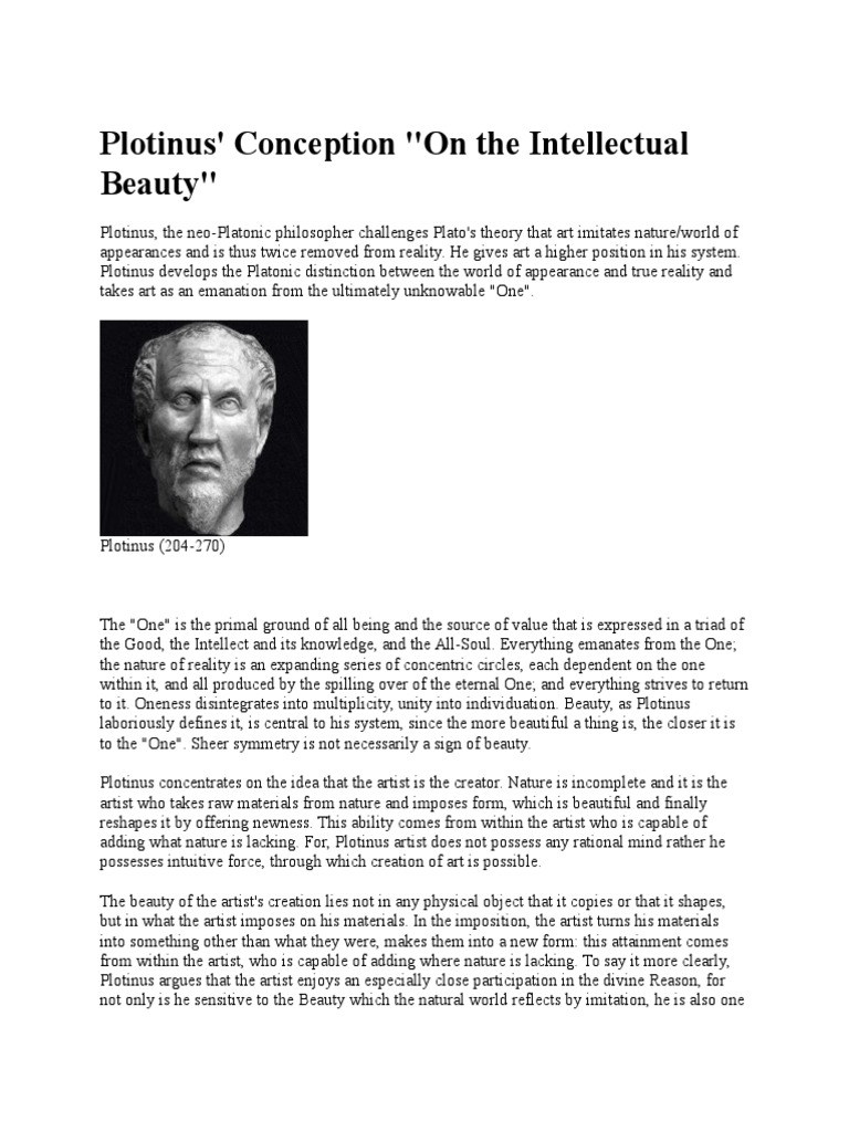 Plotinus | Neoplatonism | Beauty | Free 30-day Trial | Scribd