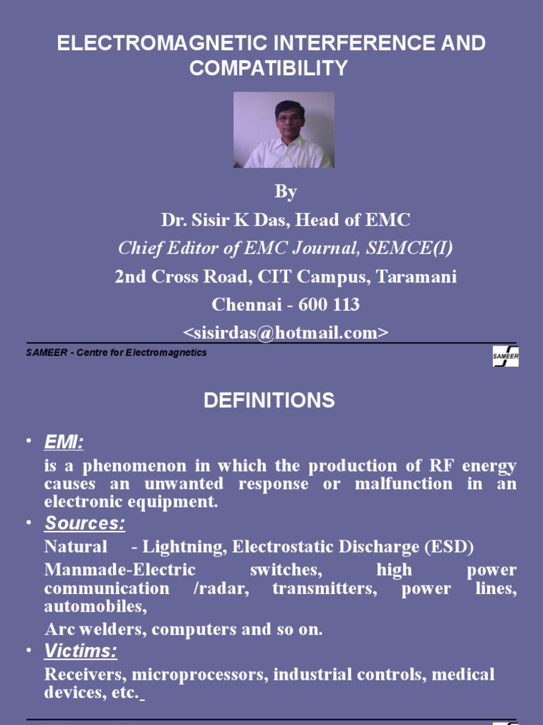 Electromagnetic Interference and Compatibility | PDF | Electromagnetic Interference ...