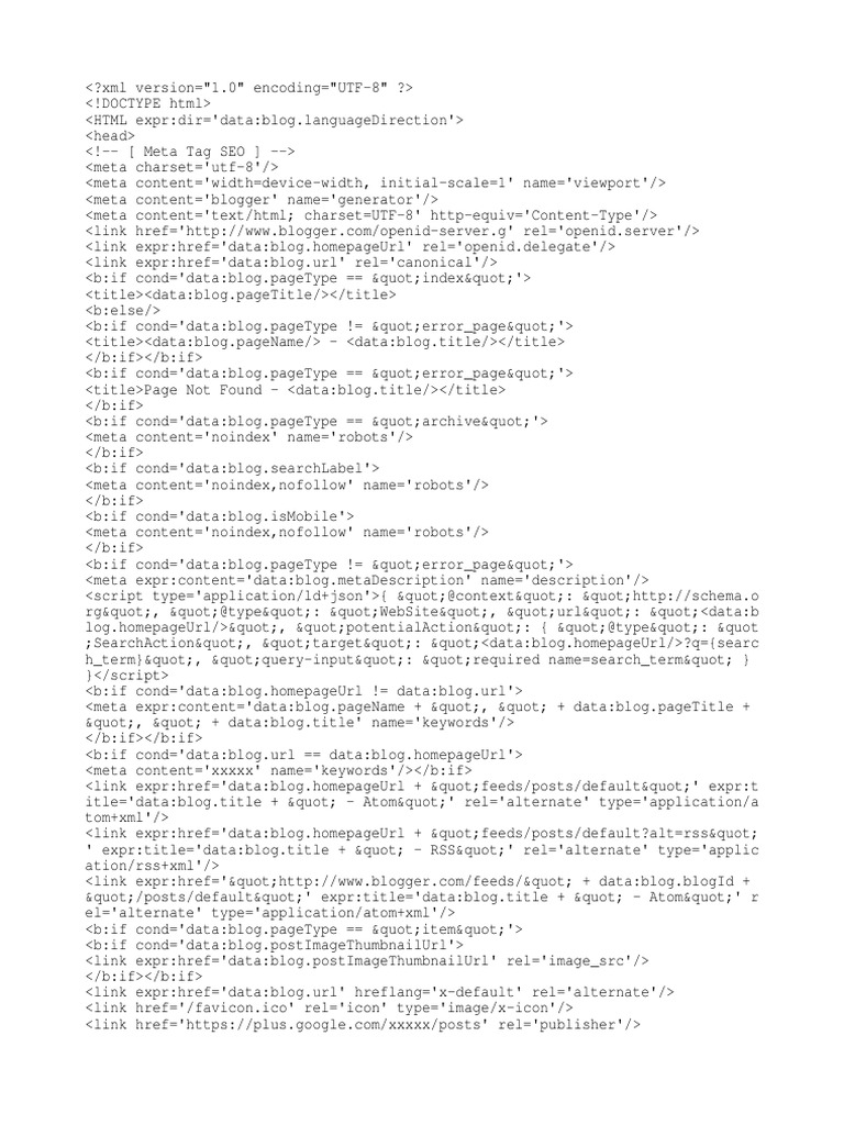 Template Blog Keren | Download Free PDF | Html Element | World Wide Web Consortium Standards
