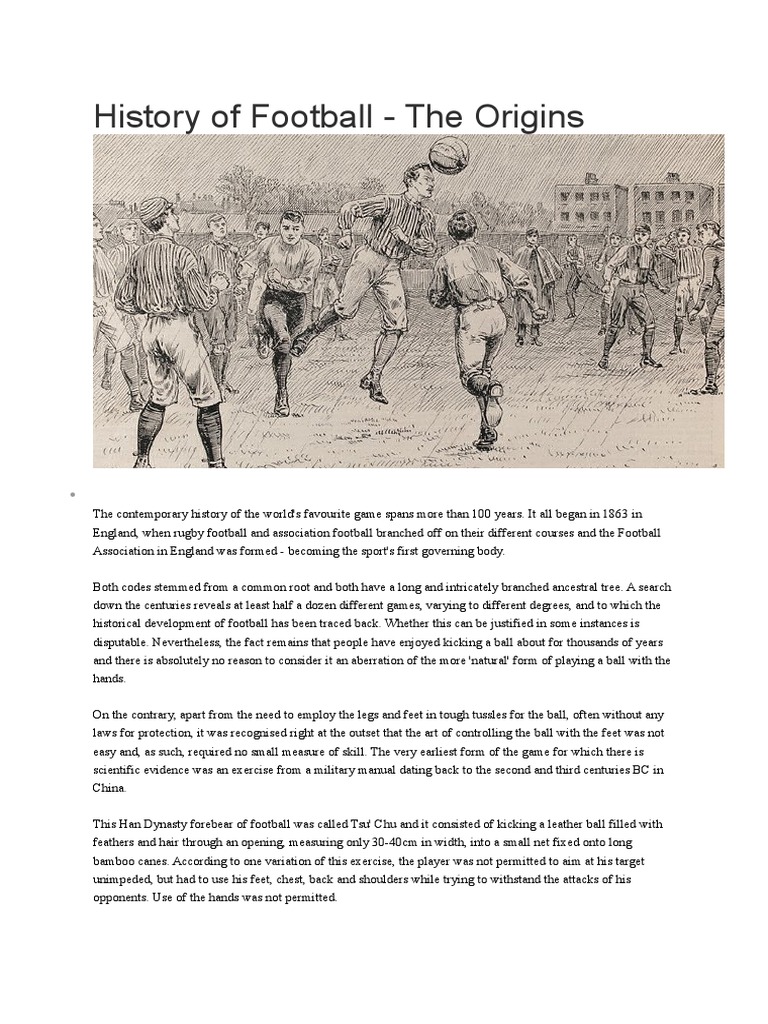 History of Football | PDF | Association Football | Defender ...