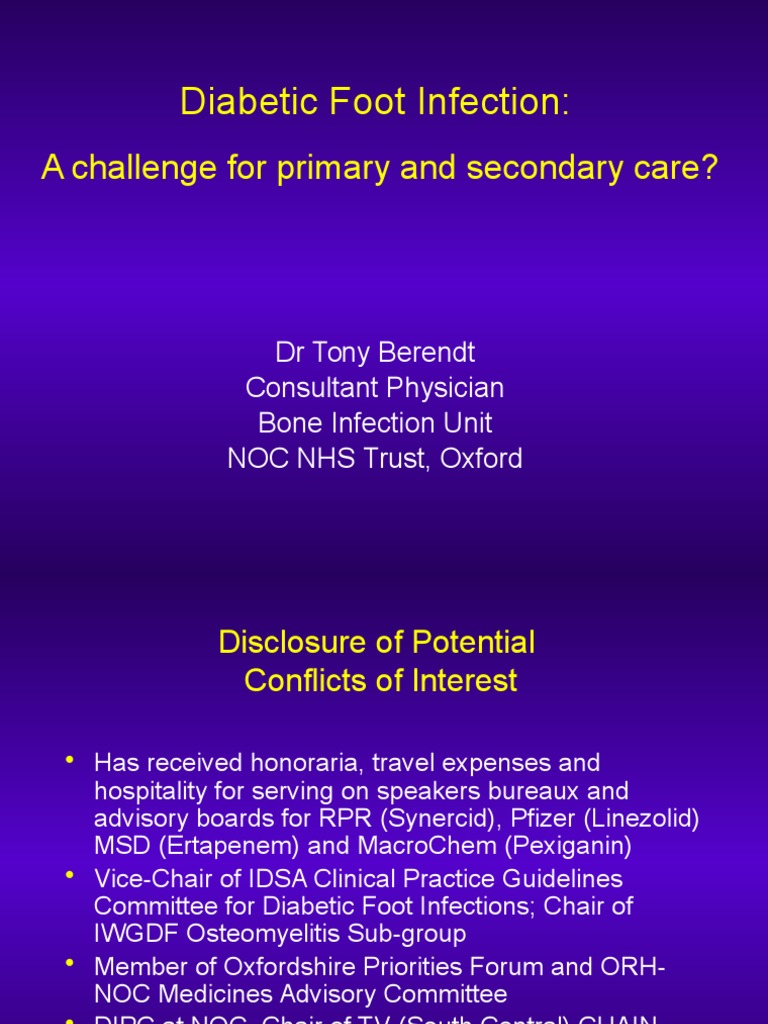 Diabetic Foot Infection | Wound | Methicillin Resistant Staphylococcus ...