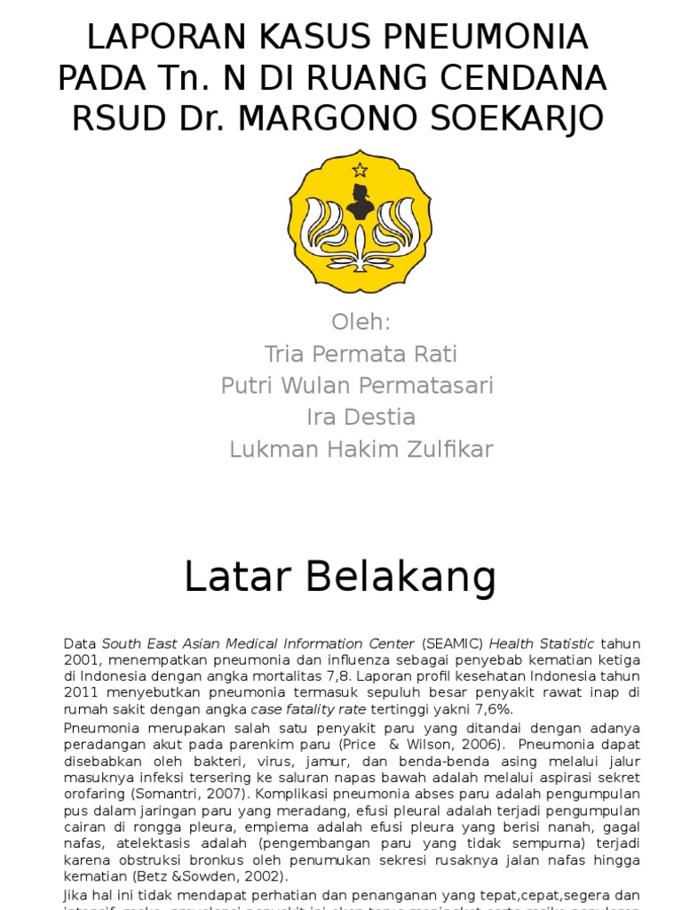 Laporan Kasus Pneumonia | PDF