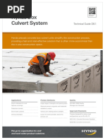 Humes Box Culverts Brochure | PDF | Precast Concrete | Concrete