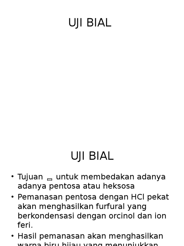 Uji Biall | PDF | Kesehatan Holistik