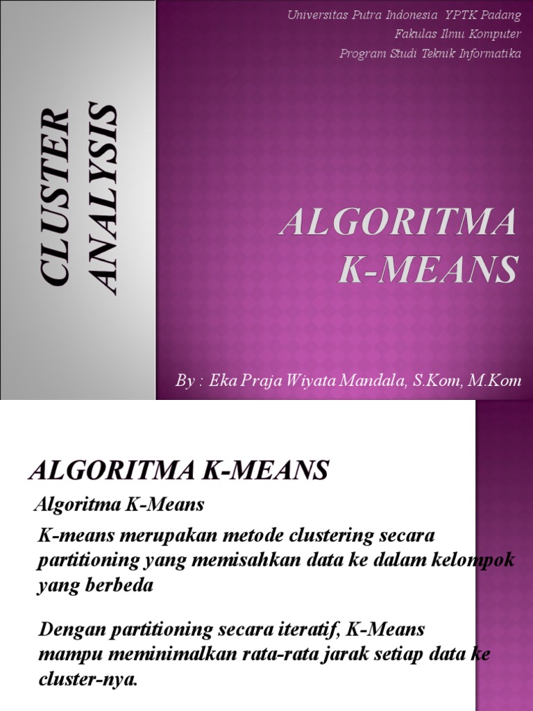 Algoritma K Means | PDF