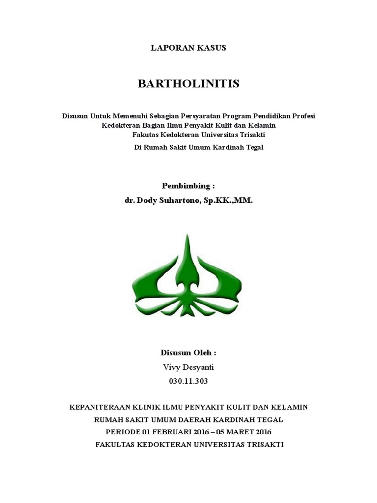 Kasus Bartholinitis: Diagnosis dan Penanganan | PDF