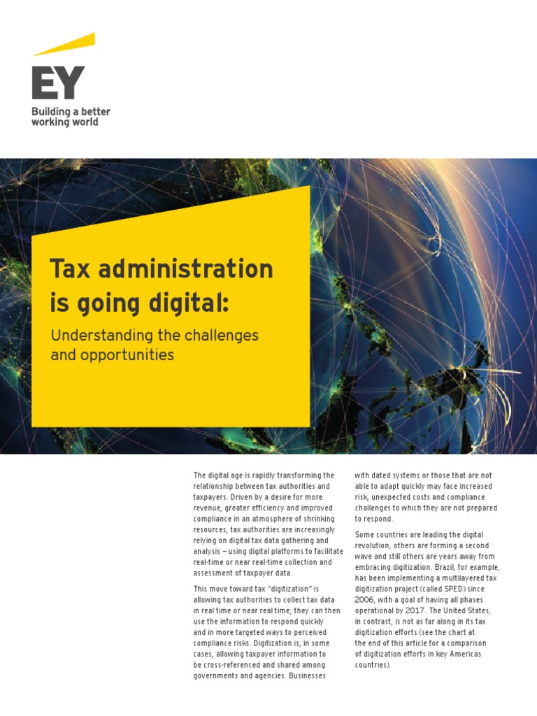 EY Tax Administration Is Going Digital | PDF | Taxes | Value Added Tax