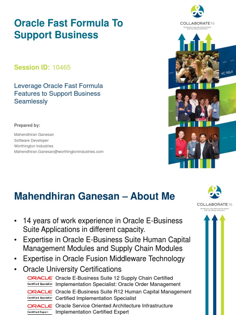 OracleFastFormulaToSupportBusiness PPT | PDF | Databases | Oracle ...