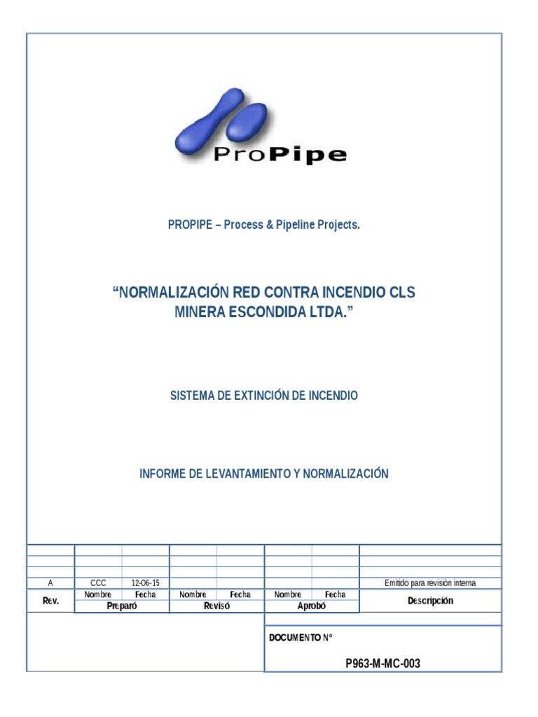 Informe de Levantamiento