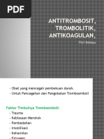 Obat Antikoagulan, Koagulan, Hemostatika - Farmakologi-Tetria | PDF