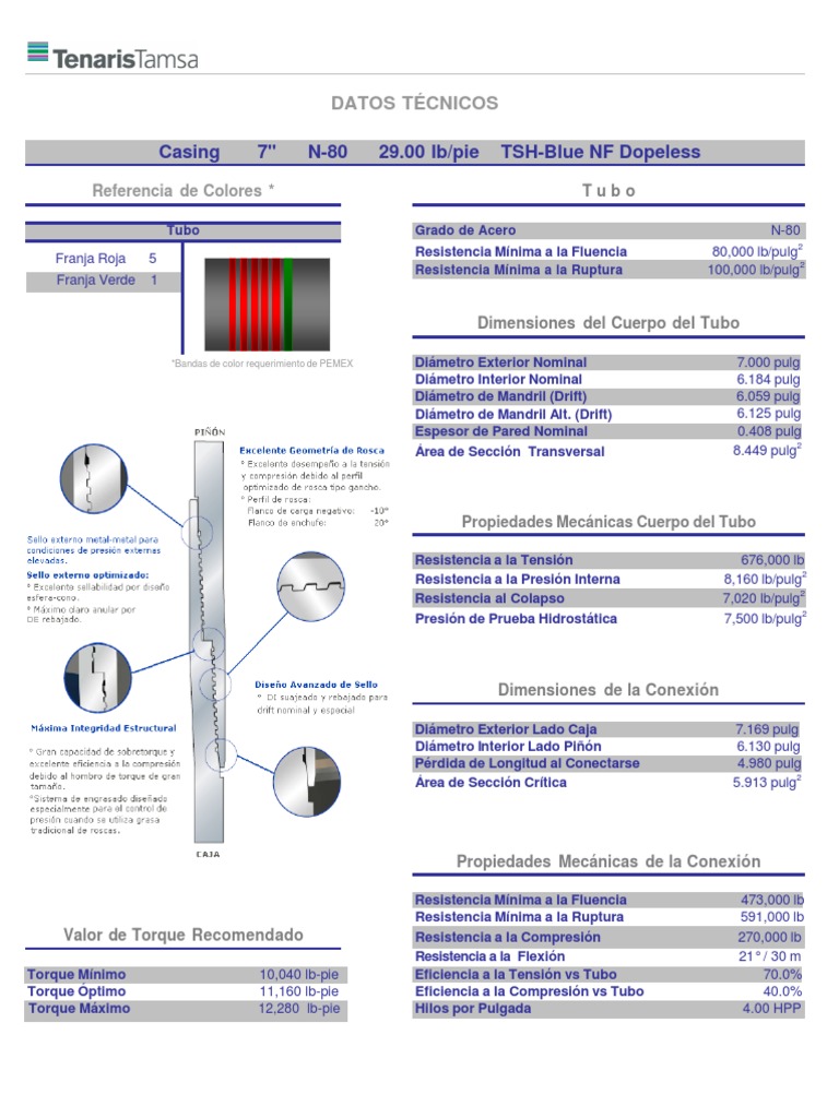 7.000 N 80 29.00# TSH Blue NF Dpls | PDF