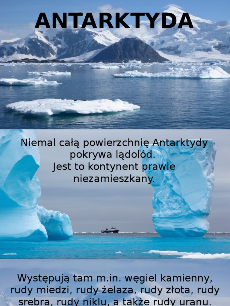 Antarktyda, Arktyka, Australia i Oceania