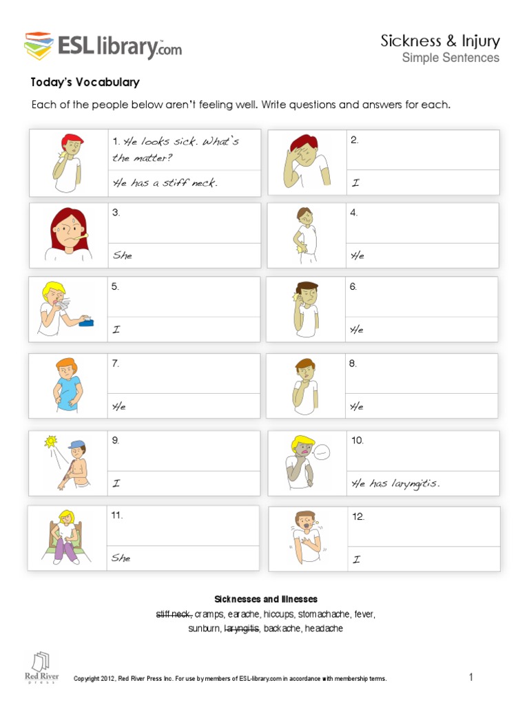 sickness and health.pdf | Injury