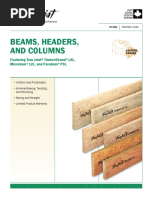 1.9E Microllam LVL Headers and Beams: Specifier'S Guide | PDF | Beam ...