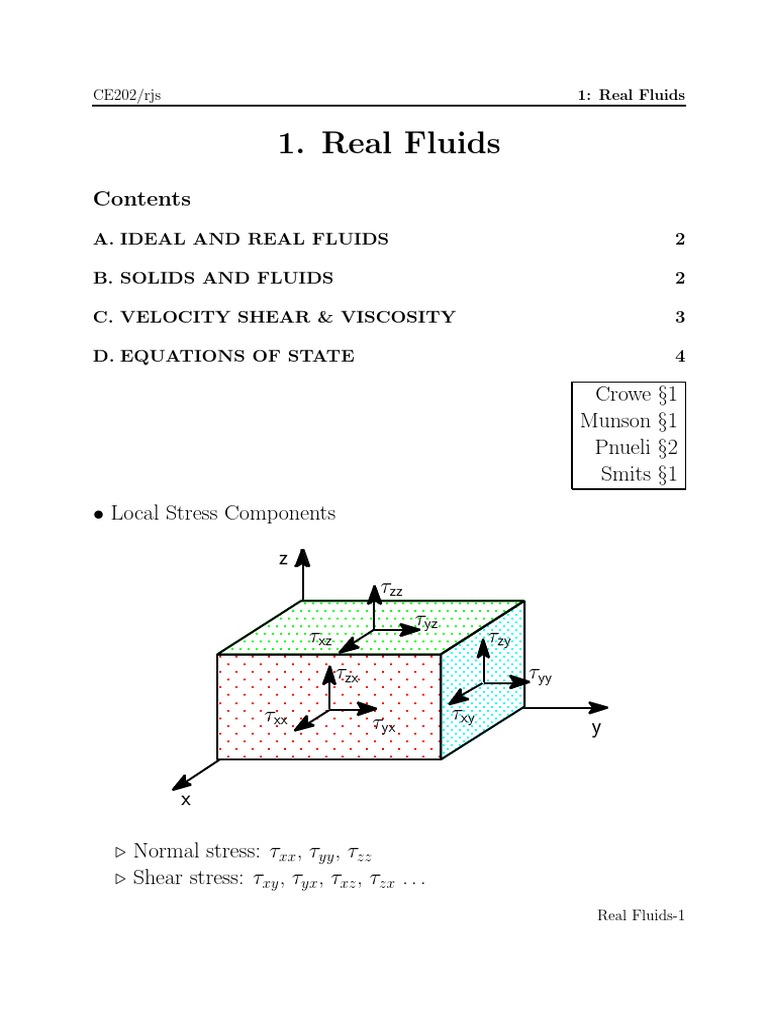 Fluid Mechanics Note | PDF | Viscosity | Shear Stress