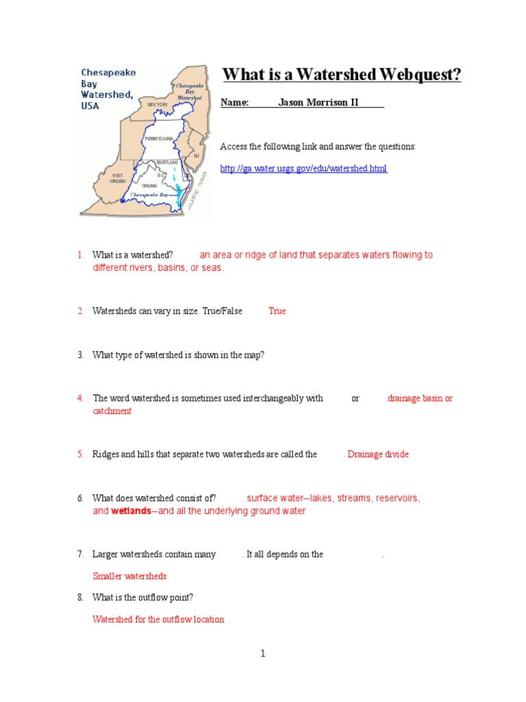 Understanding Watersheds: Key Concepts | PDF