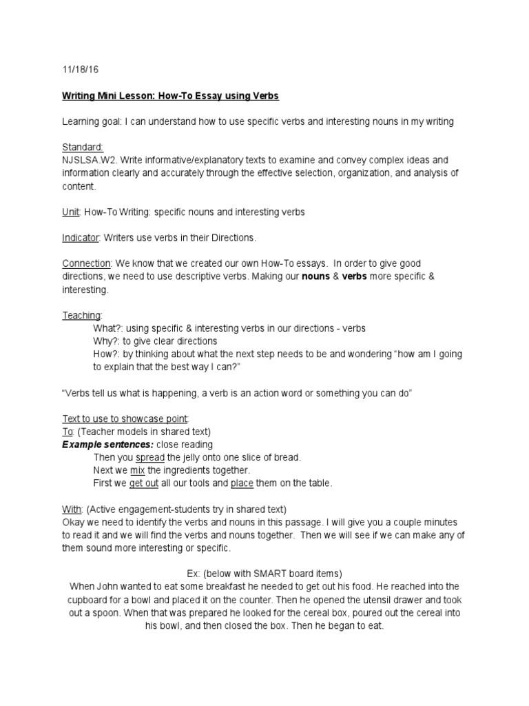 How to Write Engaging How-To Essays | PDF | Grammatical Tense | Verb