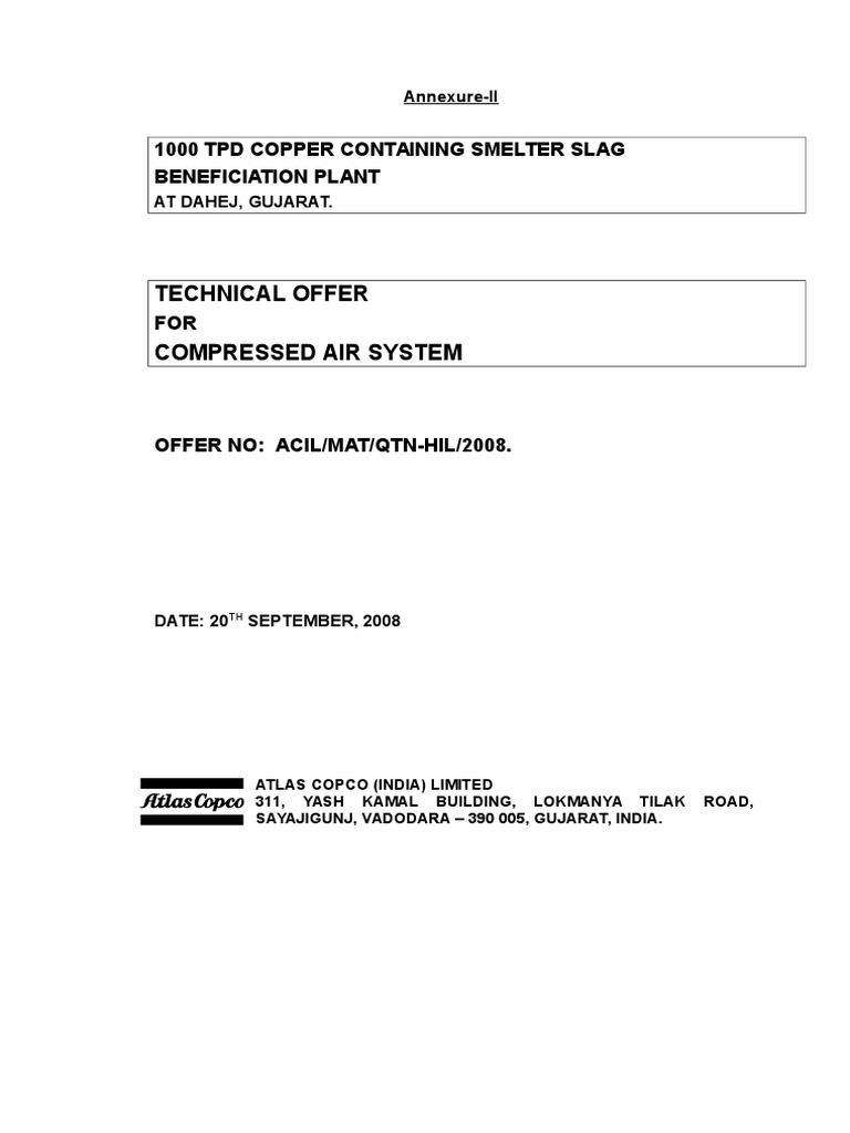 Atlas - Tech Data Sheets | PDF | Valve | Gas Compressor
