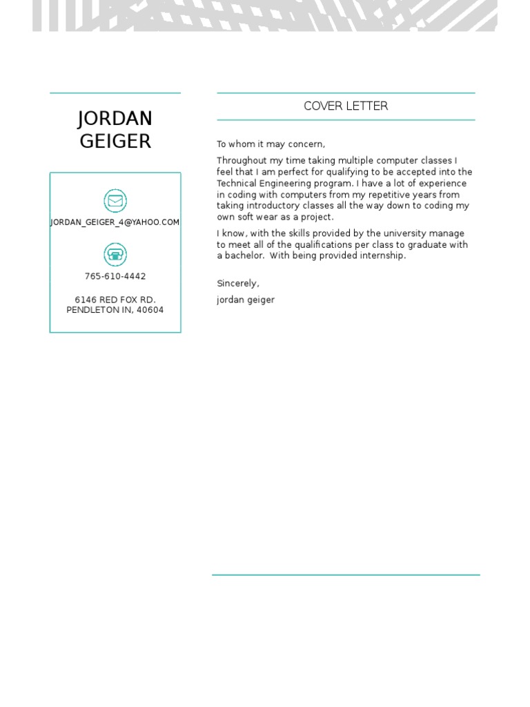 Jordan Geiger | PDF | Career & Growth