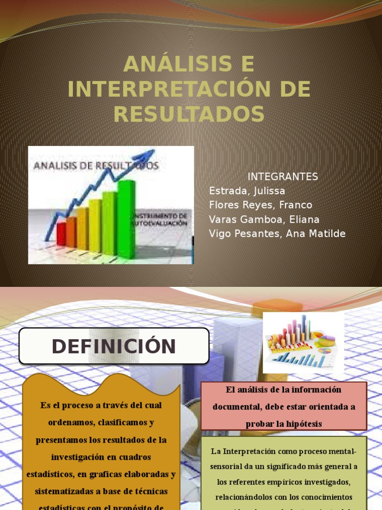Análisis e Interpretación de Resultados | PDF | Cuestionario | Estadísticas