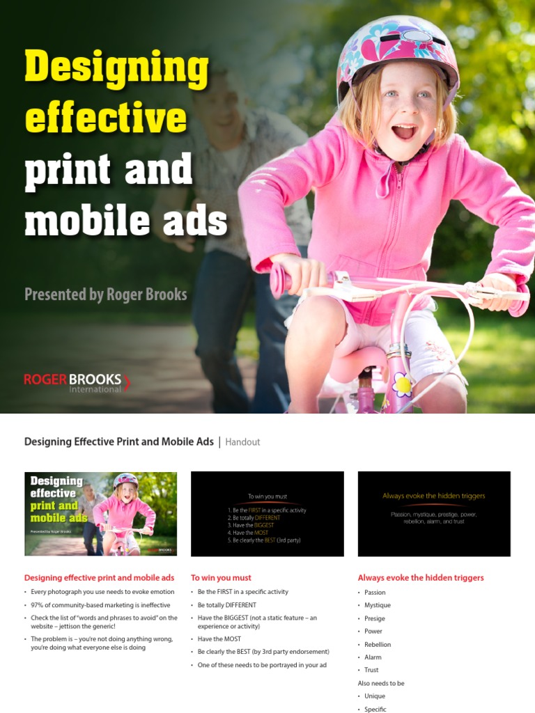 Effective Ads Guide | PDF | Advertising | Marketing