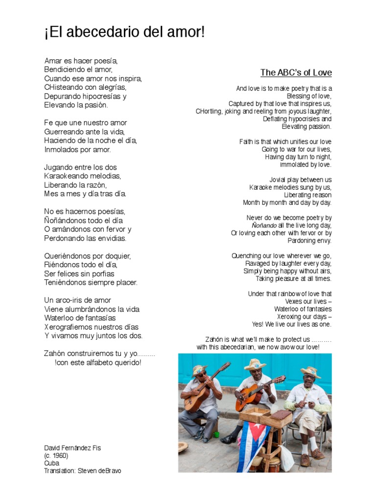 Abecedario | PDF | Poesía