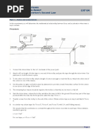 Ticker Timer Experiments: Speed & Acceleration | PDF | Force | Physics