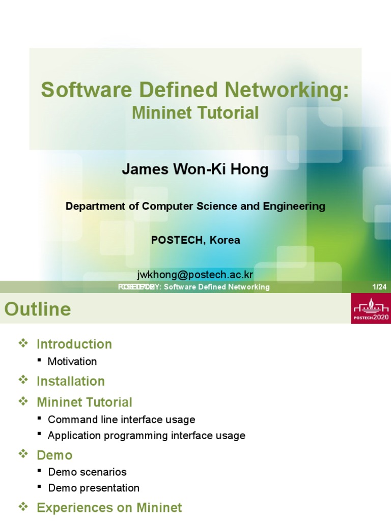 Mininet Tutorial | PDF | Application Programming Interface | Node (Networking)