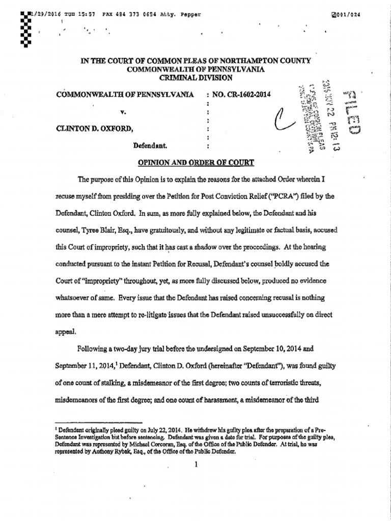 Judge Sletvold Denies Bias, But Steps Down | PDF